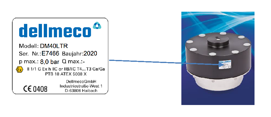 Pneumatic double diaphragm pump and pulsation damper for DM range ...